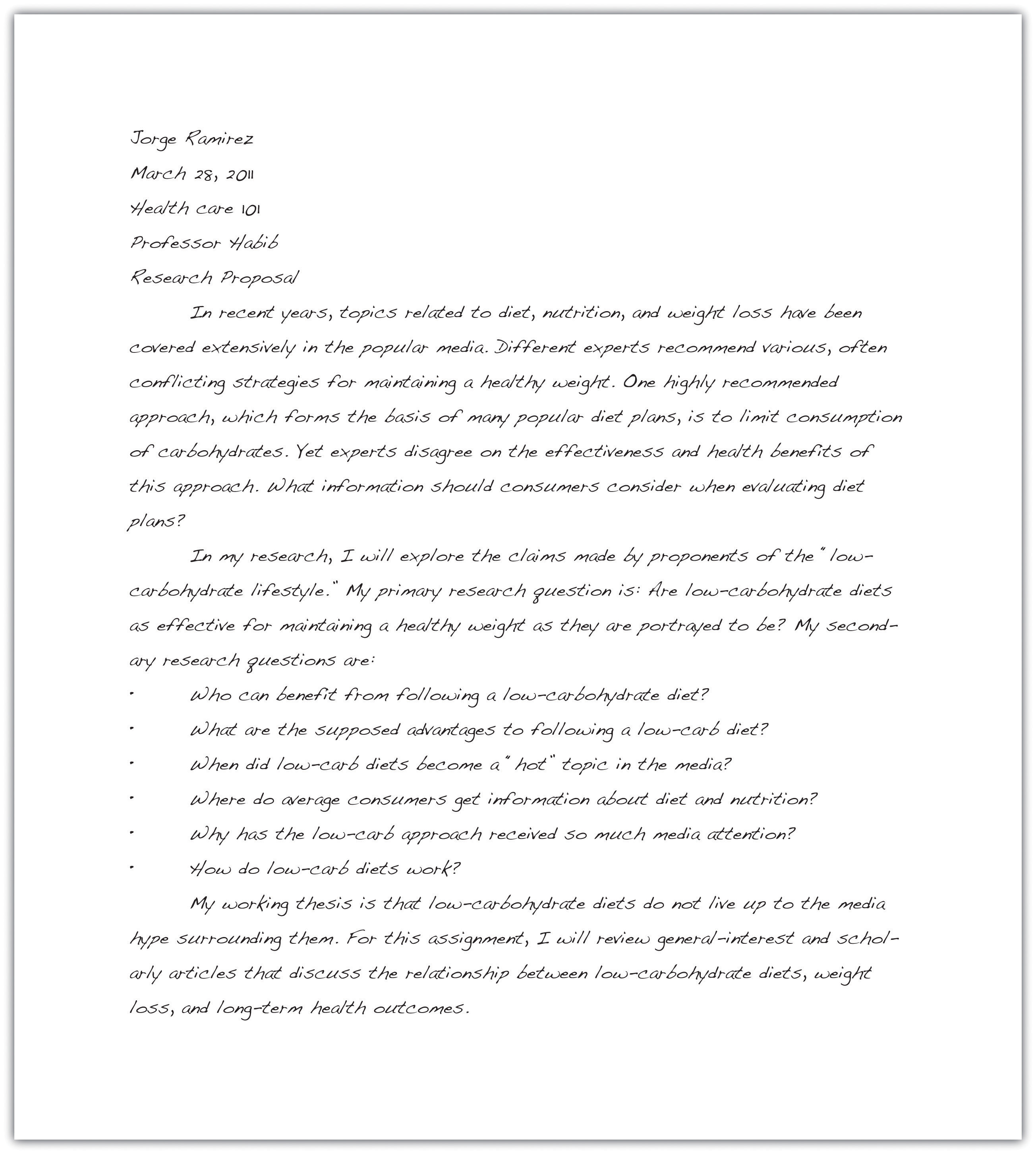  How To Write A Topic Proposal A Sample Of Research Proposal Outlines 