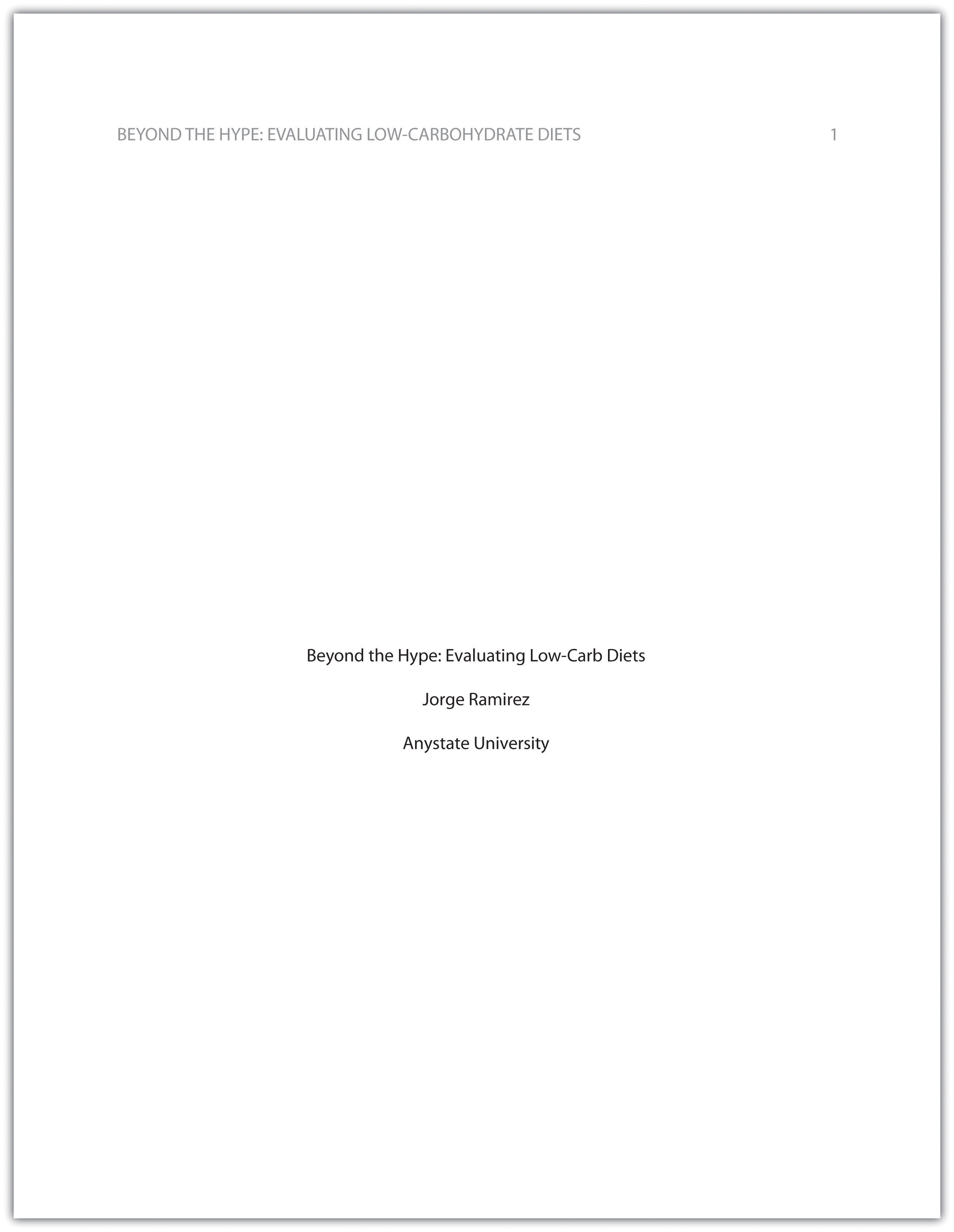 13 1 Formatting A Research Paper Successful Writing